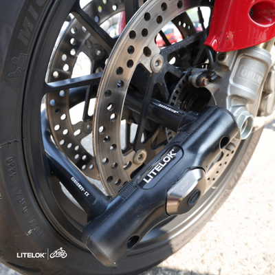 LITELOK X3 - Ultimate Armoured D-Lock For Motorcycles & Scooters